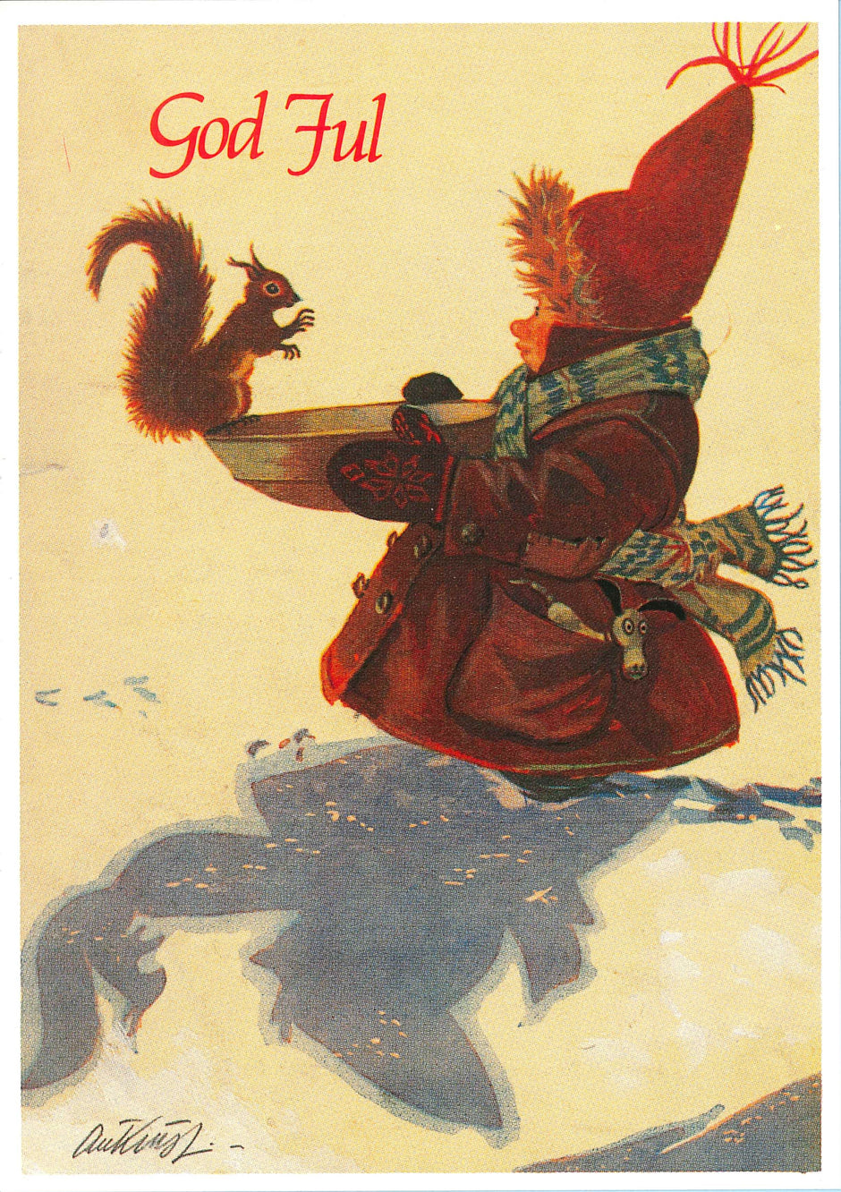 Julekort – Huset Aukrust